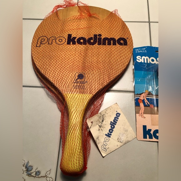 Prokadima | Other | Vintage Set Paddle Beach Balls | Poshmark